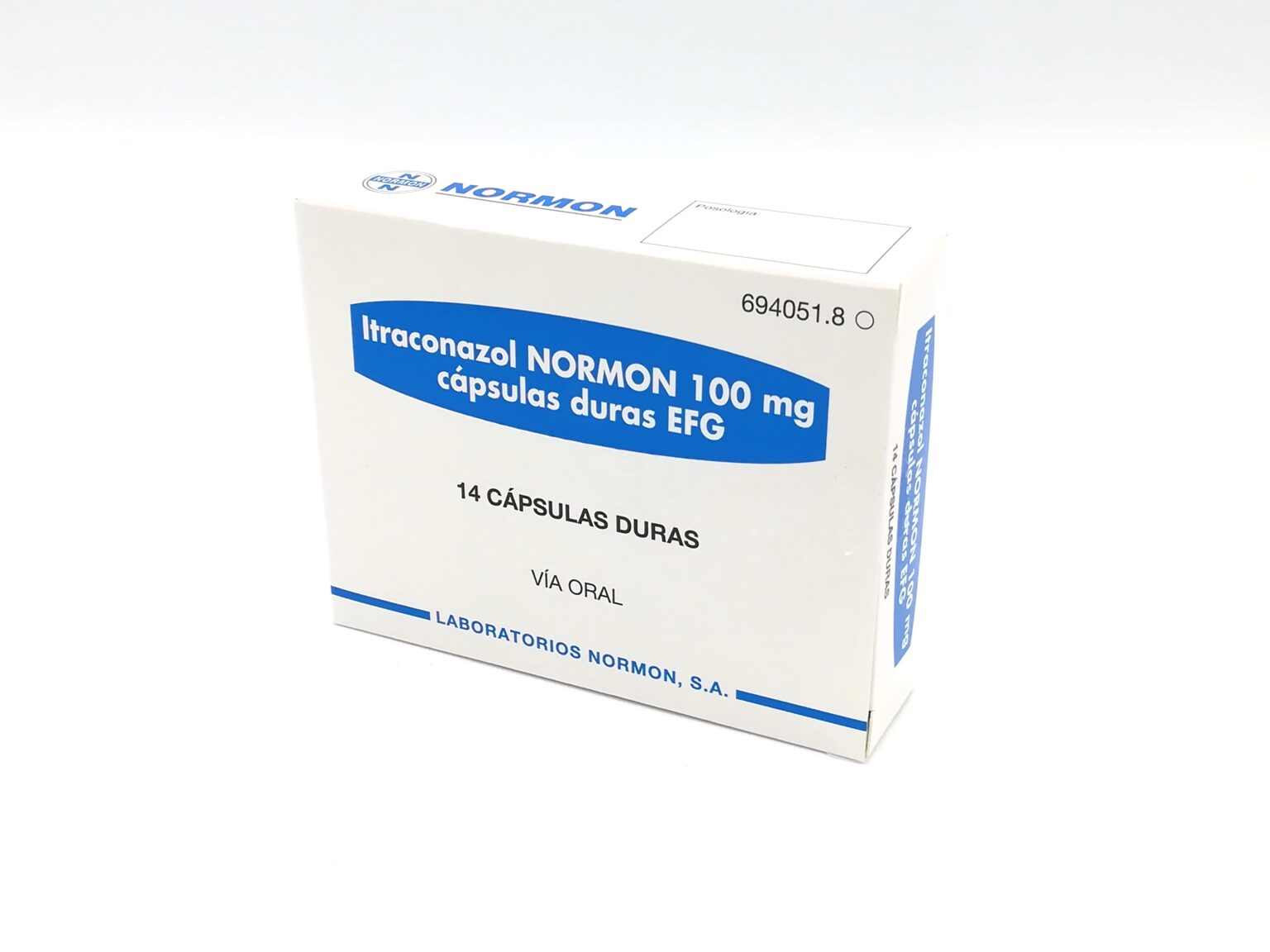 Ficha Técnica del Itraconazol Normon 100mg: Dosificación y ...