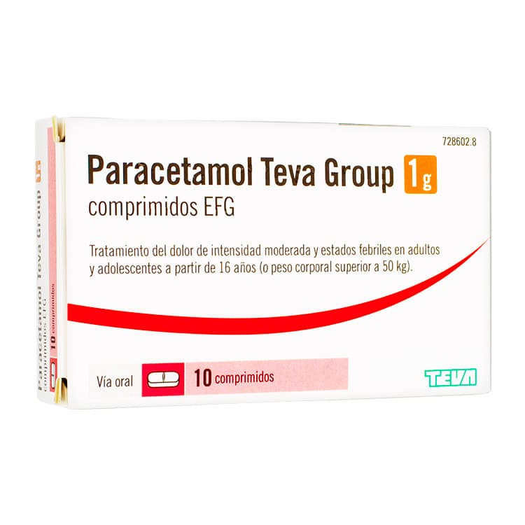 Paracetamol 1g Precio: Prospecto y Efectos de los Comprimidos Tevagen ...